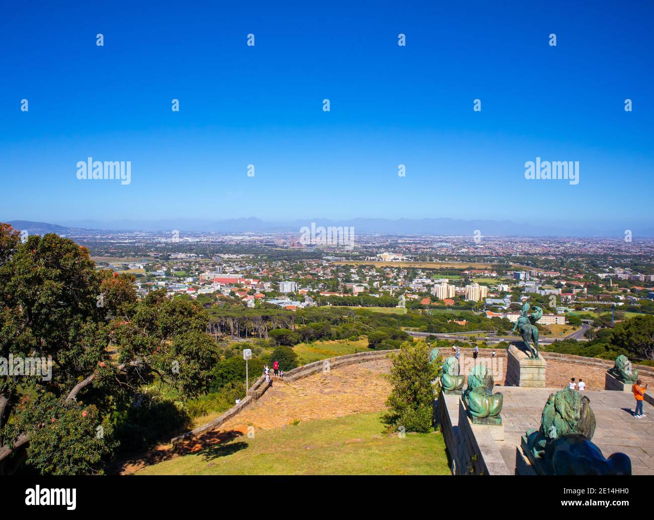 Rhodes Memorial- Cape Town, South Africa - 16/12/2020 Colorful view of ...