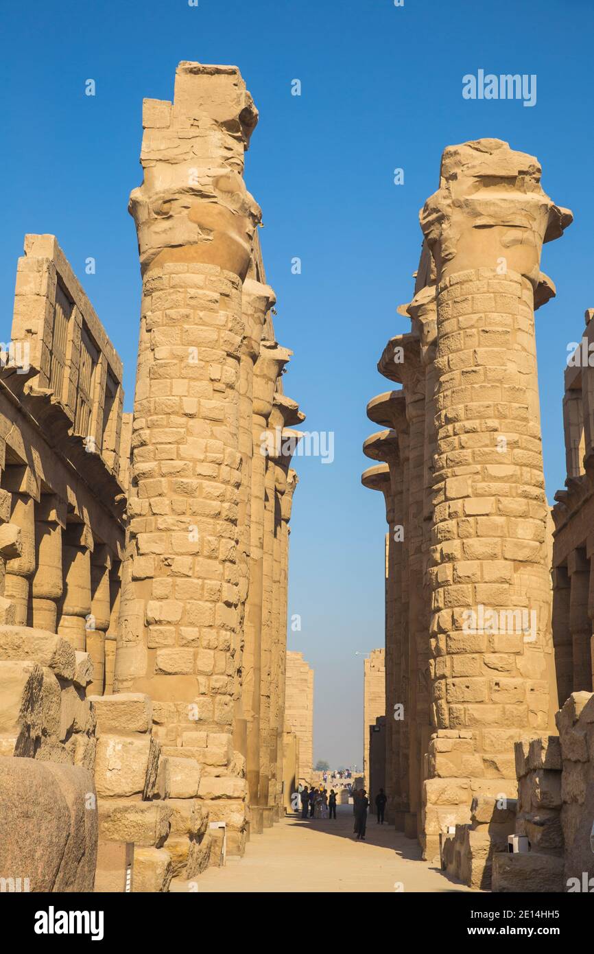 Egypt, Luxor, Karnak Temple Stock Photo - Alamy