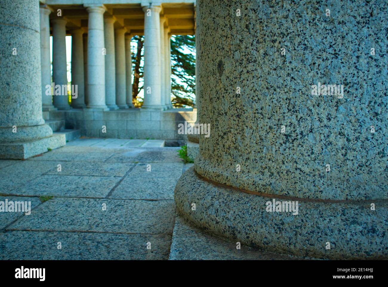 Rhodes Memorial- Cape Town, South Africa- 16/12/2020 Artistic view of ...