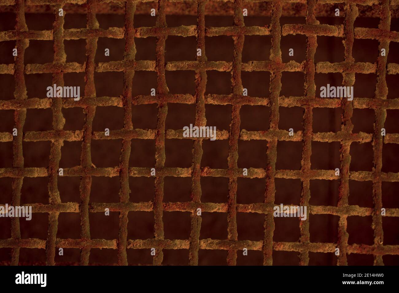 Old rusted metal grid background texture Stock Photo - Alamy
