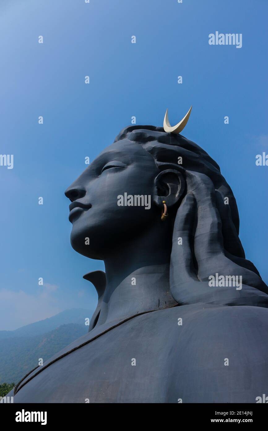 Adiyogi Lord Shiva Statue in Isha Yoga Coimbatore, Tamilnadu, India ...
