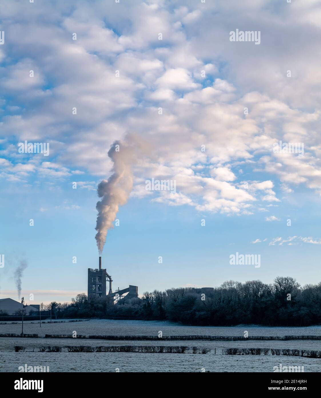 Hanson Cement works, Clitheroe, Ribble Valley, Lancashire, UK Stock ...