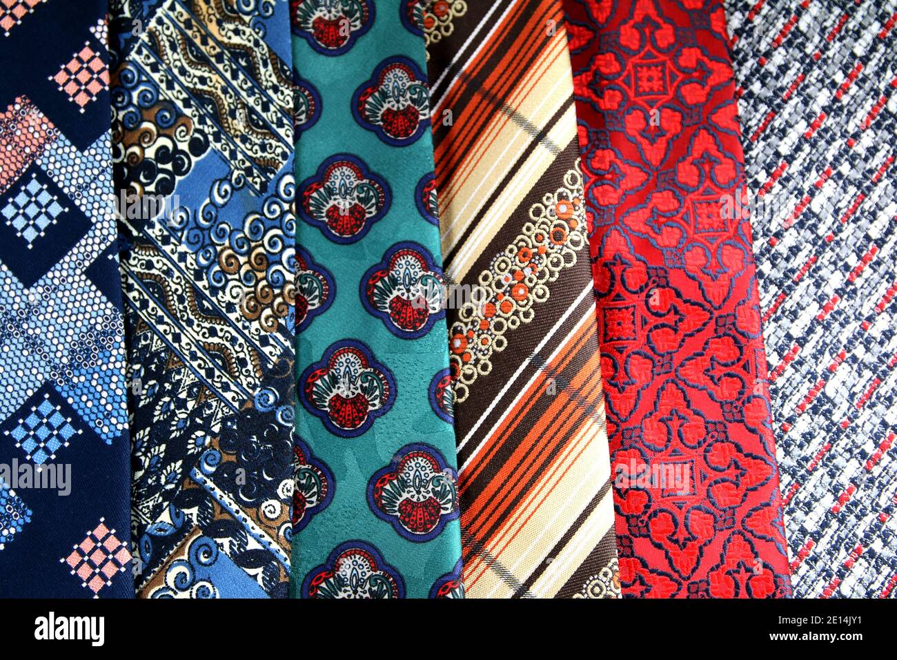 Colourful ties hi-res stock photography and images - Alamy