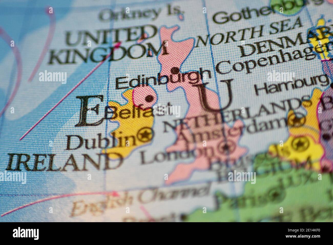 Uk political map hi-res stock photography and images - Alamy