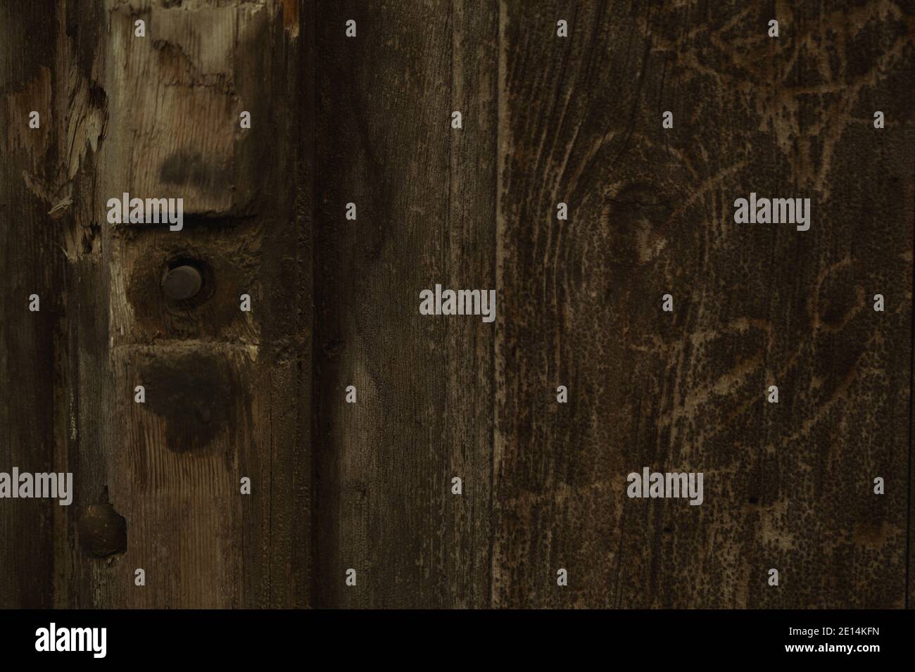 Background texture of old wood with a bolt Stock Photo - Alamy