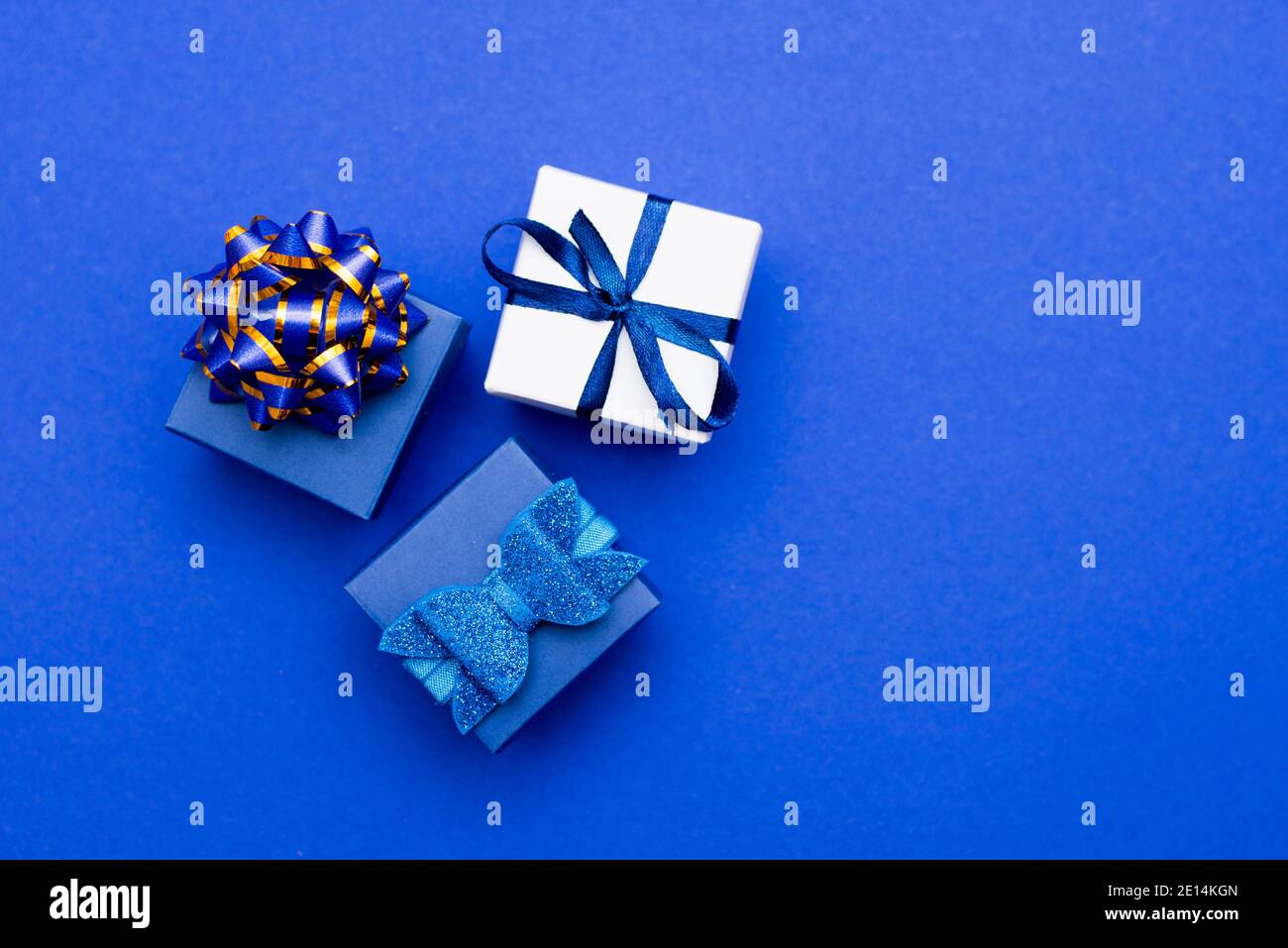 Classic Blue color of the Year 2020. Gradient colors palette. Creative ...