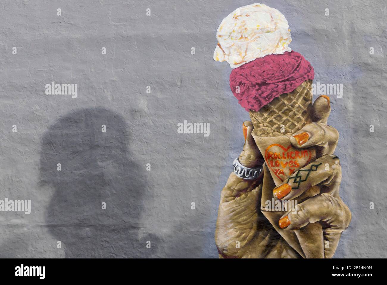 Ice cream mural hi-res stock photography and images - Alamy