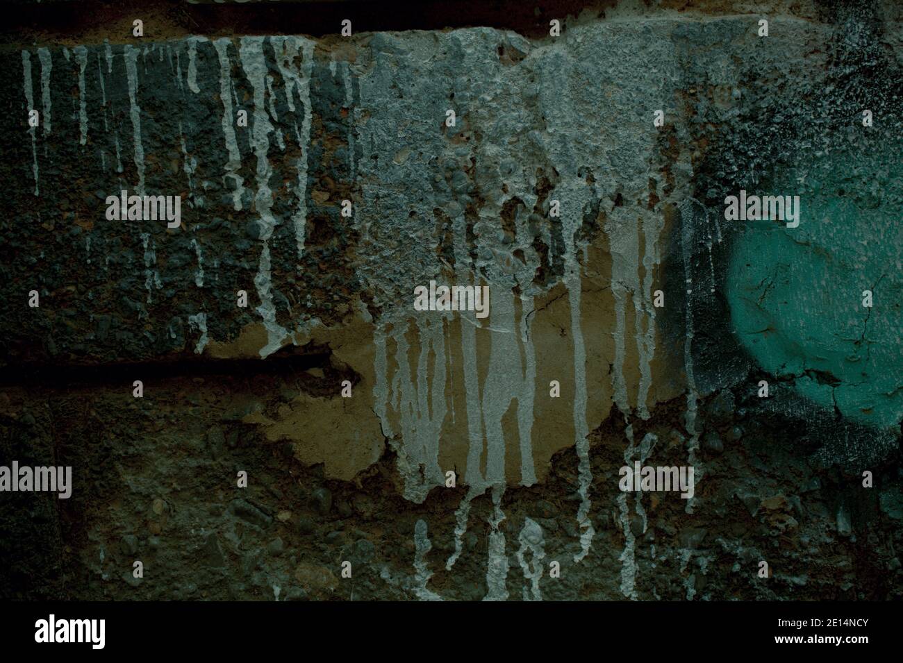 Long abstract white paint dribbles Stock Photo - Alamy