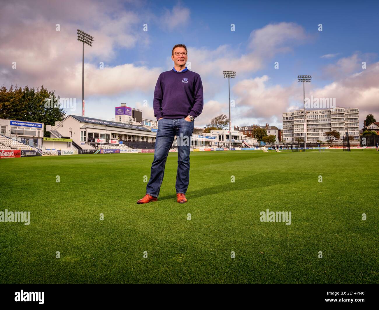 Rob Andrew CEO of Sussex County Cricket Club. Pictured at the Hove ...
