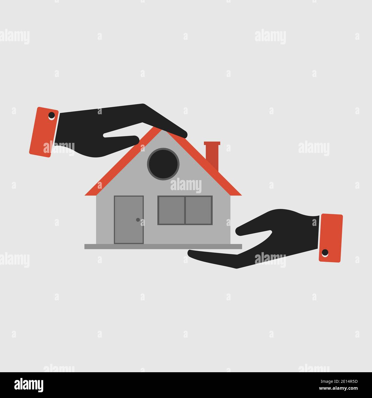 Real estate symbol house Stock Vector Images - Alamy