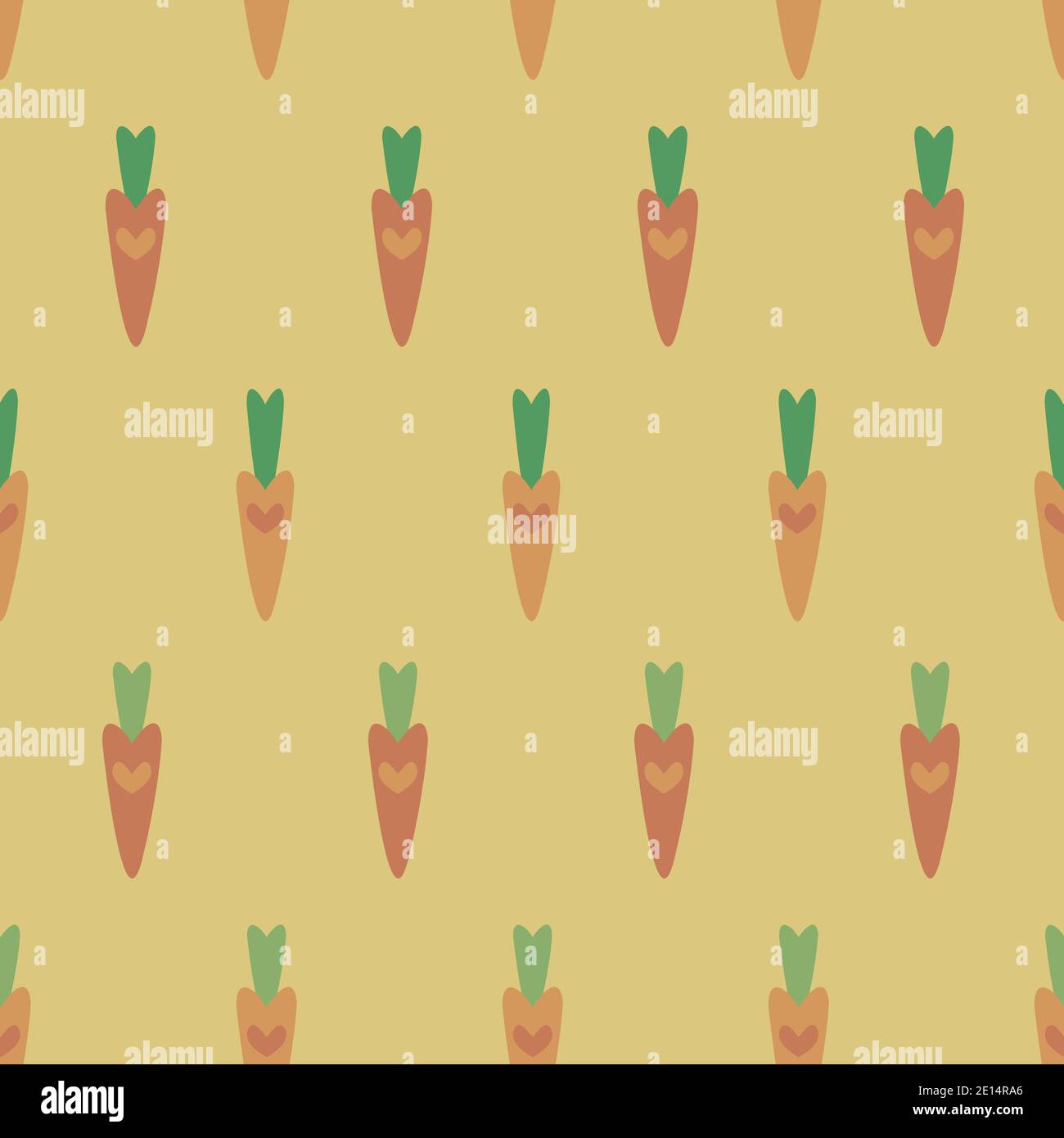 simple carrots seamless vector pattern Stock Vector Image & Art - Alamy