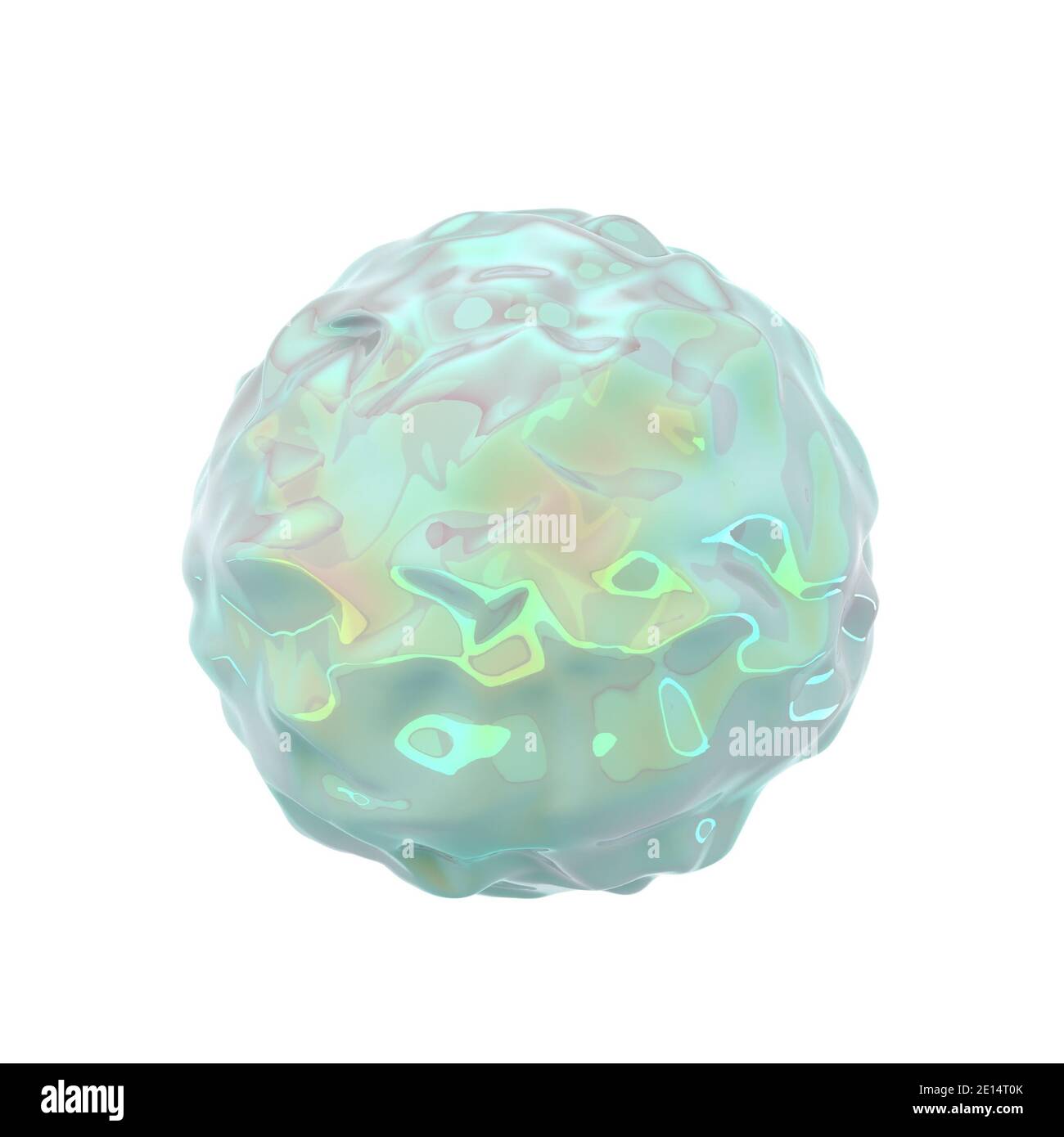 Fluid holographic iridescent color Cut Out Stock Images & Pictures - Alamy