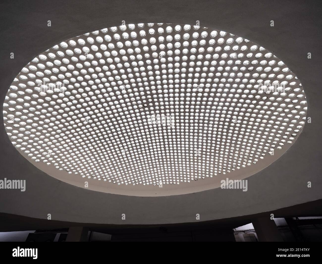 Safety ceiling in factory building with pressure equipment ...