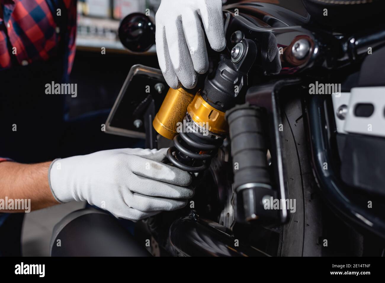 Shock Absorber Motorbike High Resolution Stock Photography and Images ...