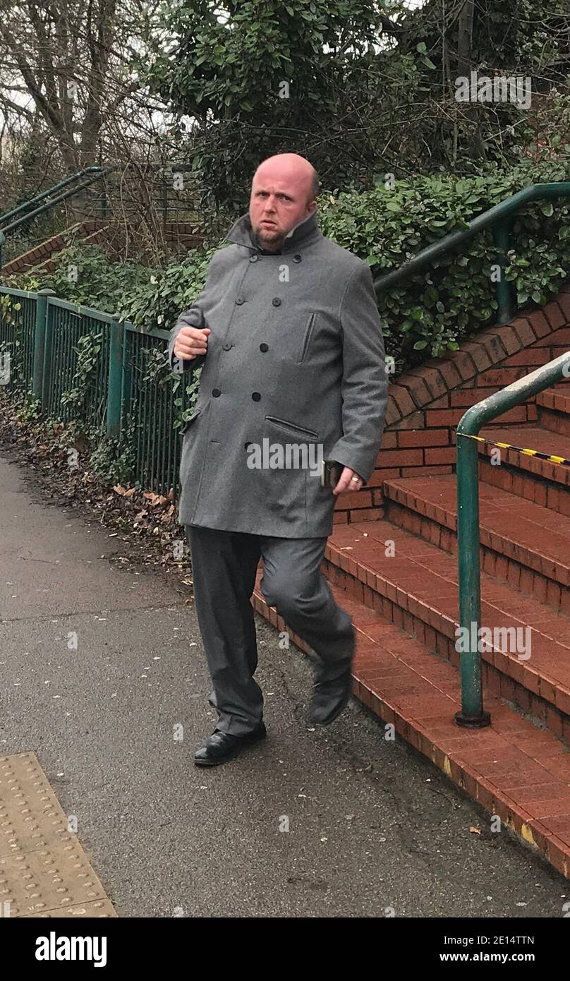 Steven Green, 39, leaving Wimbledon Magistrates' Court after pleading ...