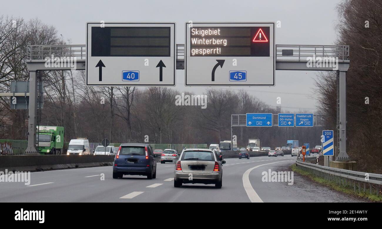 Motorway closed sign hi-res stock photography and images - Alamy