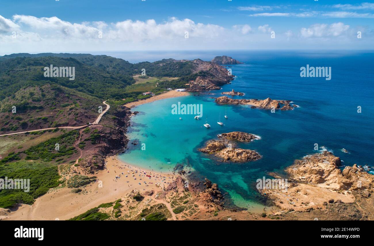 Beautiful menorca beaches hi-res stock photography and images - Alamy