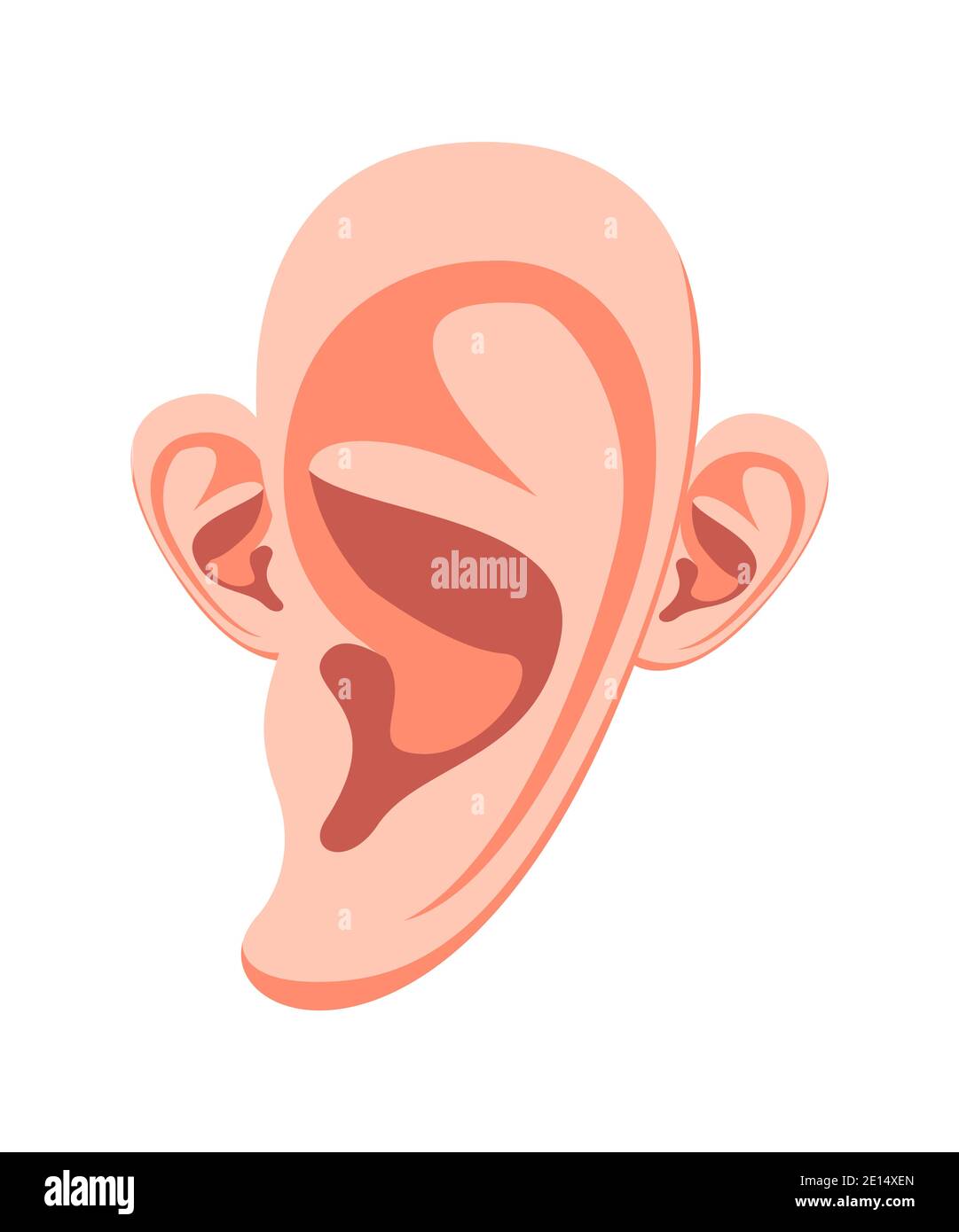 Vector ear in graphic style Stock Vector Image & Art - Alamy