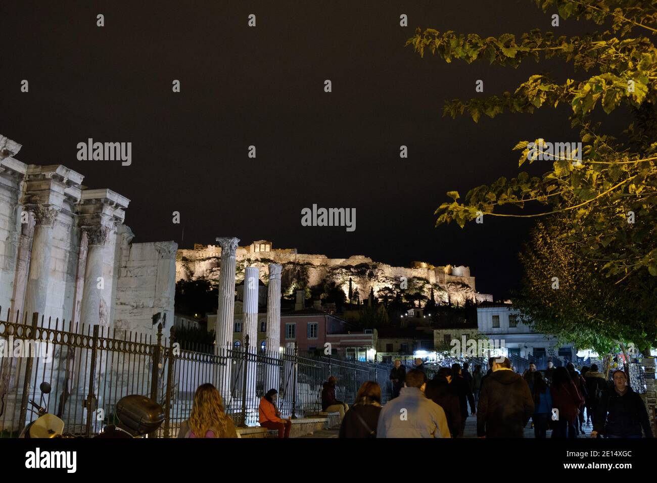 Acropolis night view hi-res stock photography and images - Alamy