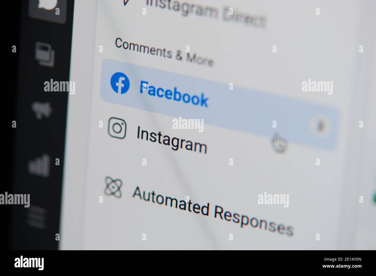 Instagram business account hi-res stock photography and images - Alamy