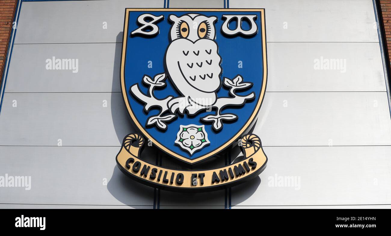 File photo dated 24-09-2017 of The Sheffield Wednesday club crest at ...