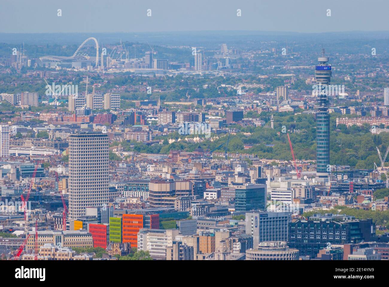 Wembley stadium aerial hi-res stock photography and images - Alamy