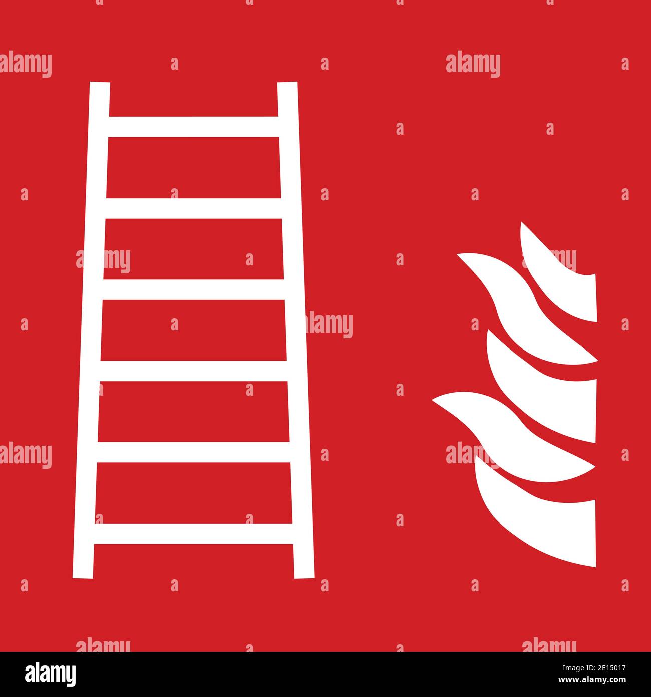 Fire escape ladder exit emergency Stock Vector Images - Alamy