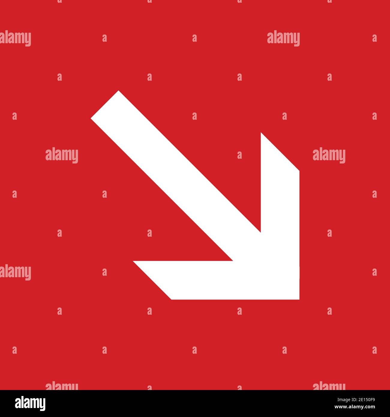 Fire protection symbol sign arrow Stock Vector Image & Art - Alamy