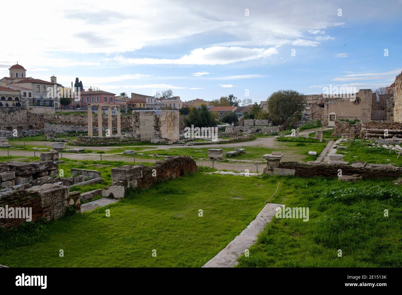 Athens - December 2019: Roman agorà Stock Photo - Alamy