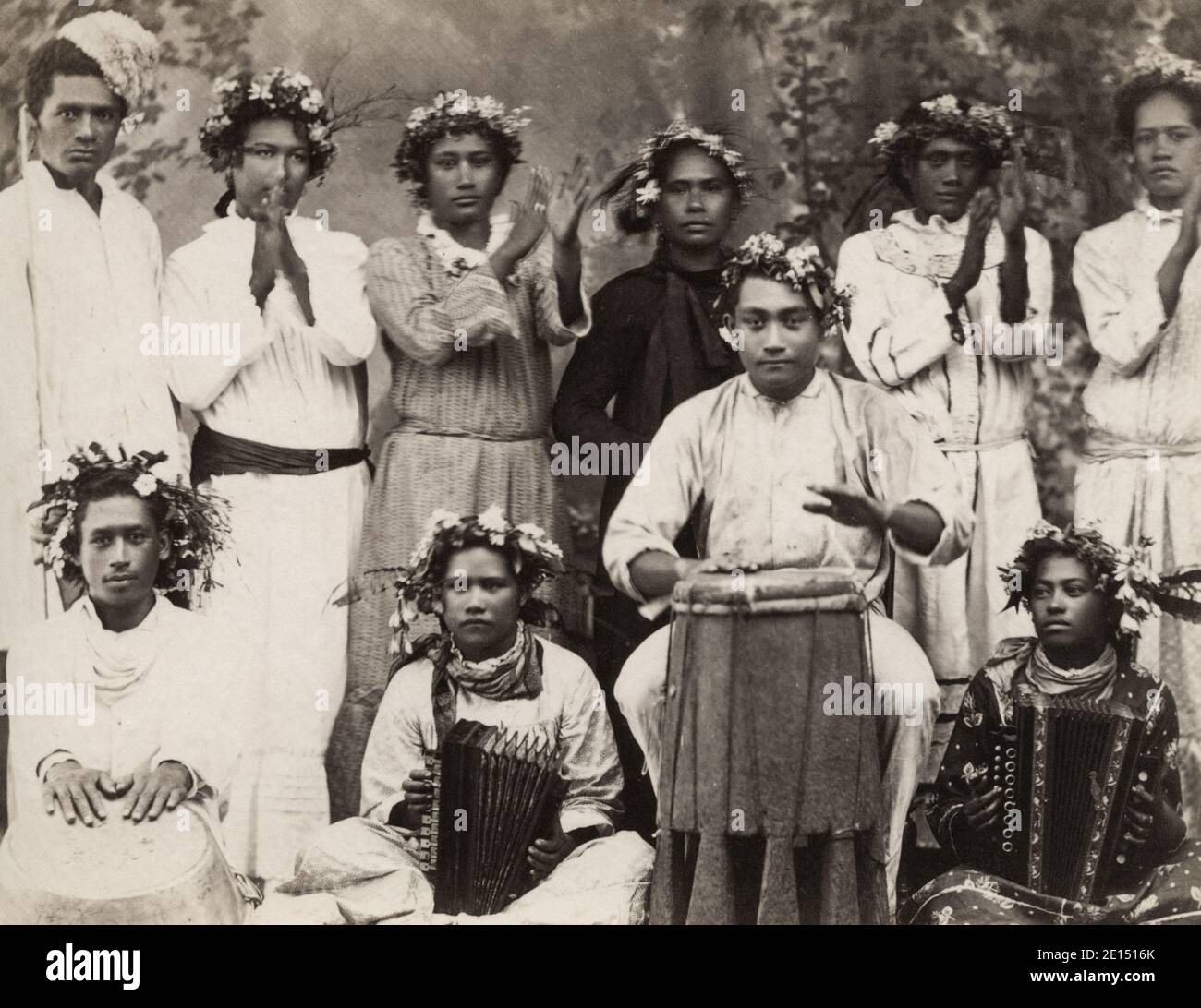 Vintage 19th century photograph - Oceania, Pacific Islands, probably ...