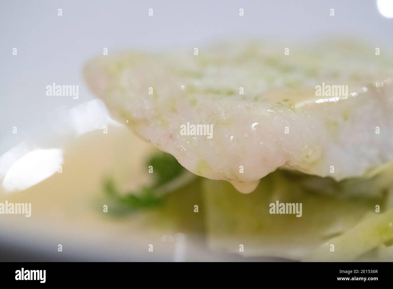 Brill fillet. Take away food. New Years Eve takeaway menu Dine at Home ...