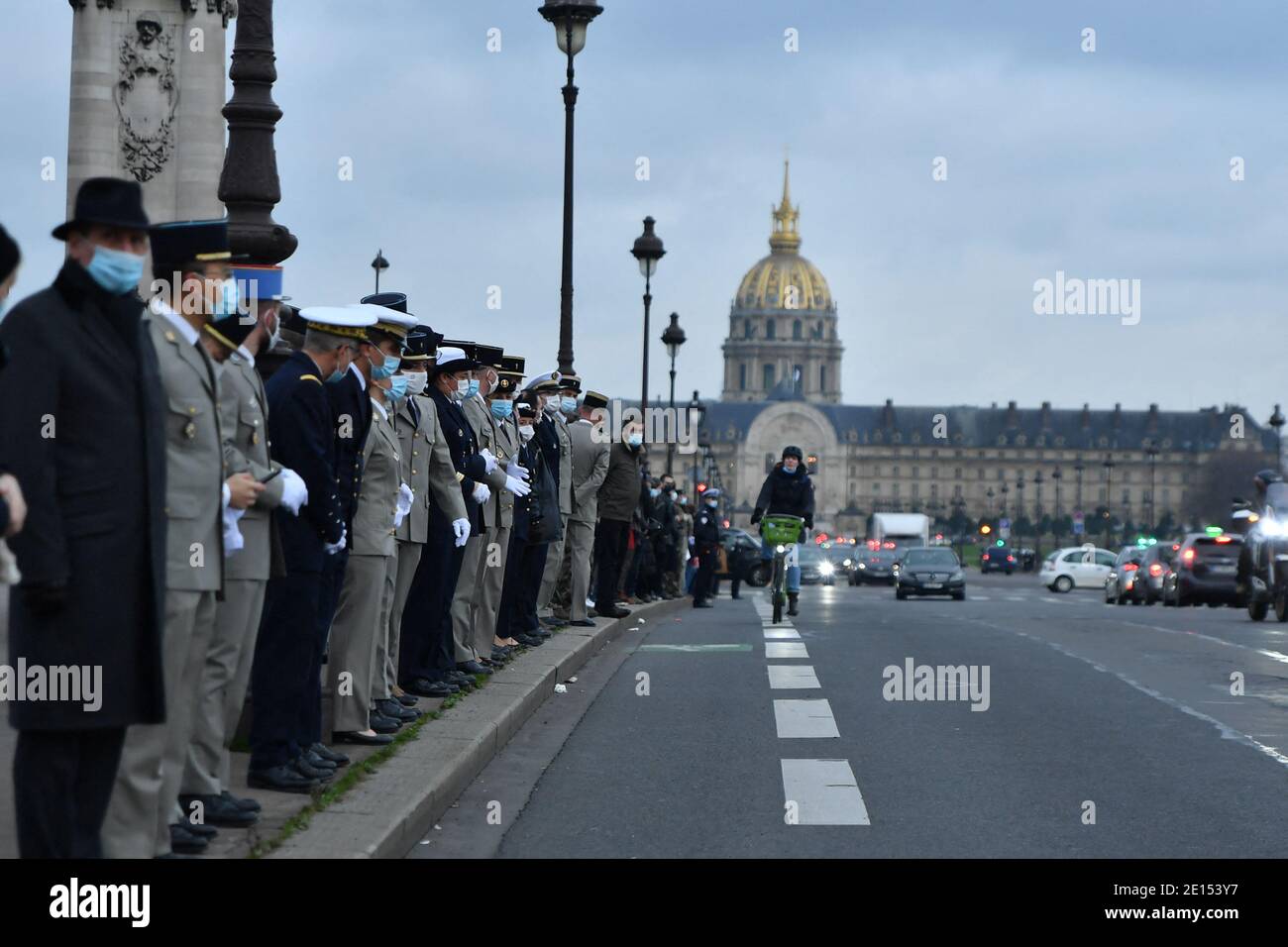 Funeral procession for the french soldiers Tanerii Mauri, Quentin ...