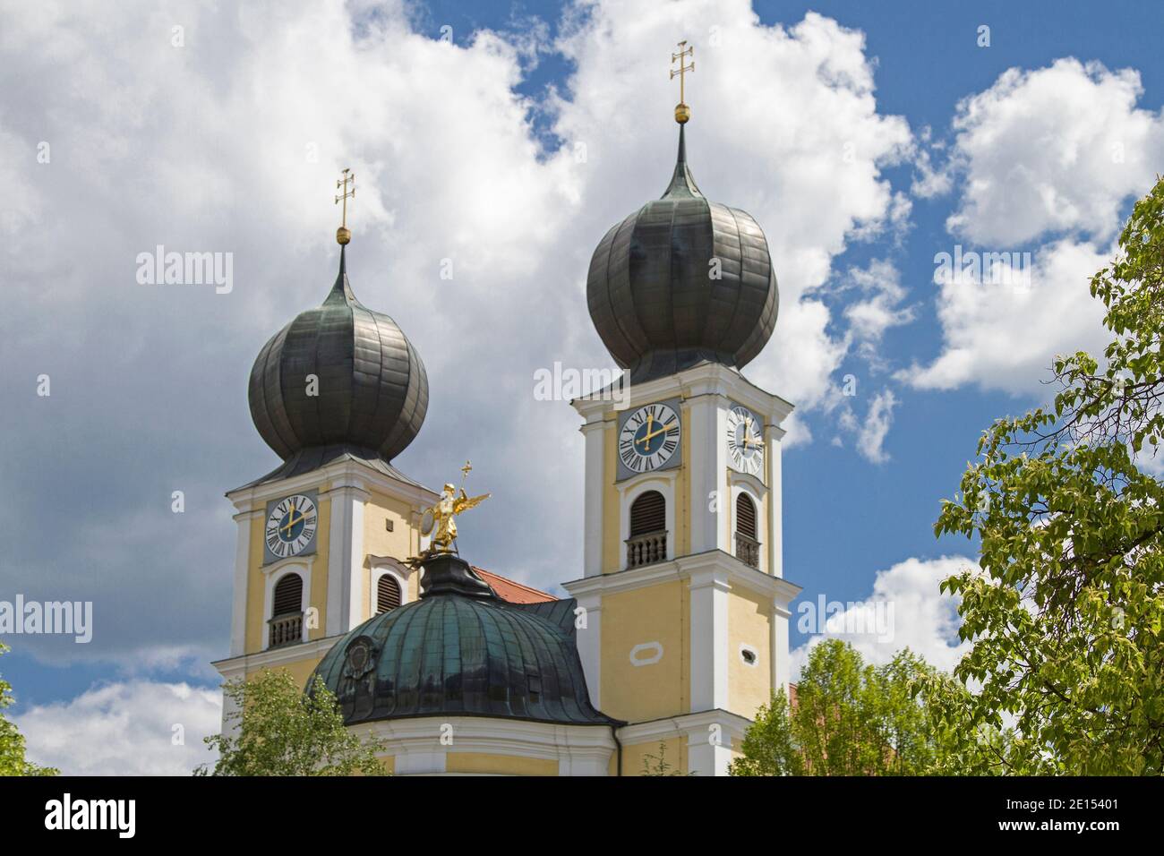 The Monastery Metten Also Called Abbey Of St. Michael The Archangel ...
