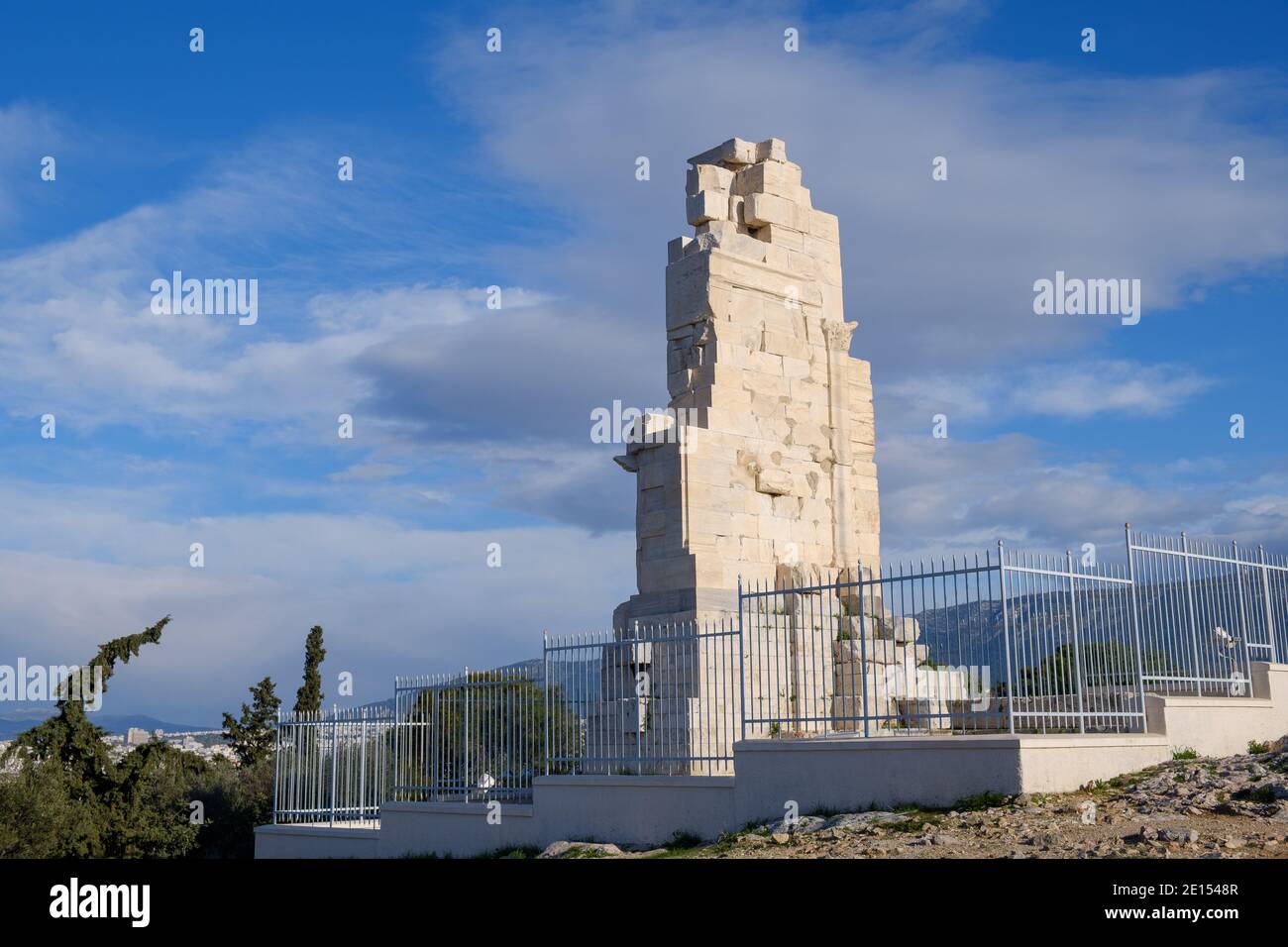 Philopappou hill and monument hi-res stock photography and images - Alamy