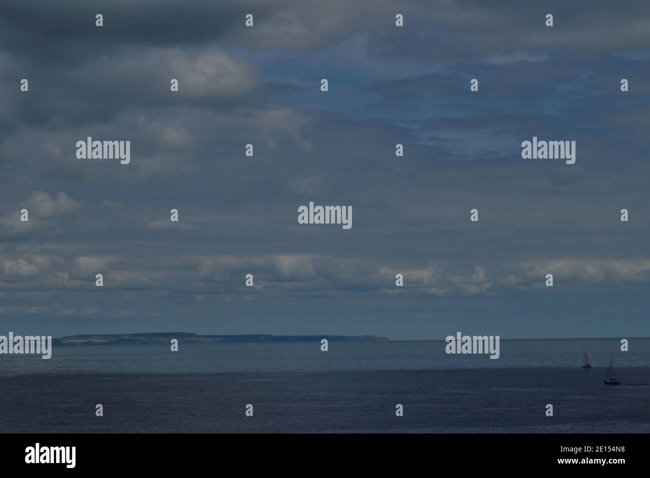 View of the Sea from the Isle of Portland, Dorset Stock Photo - Alamy