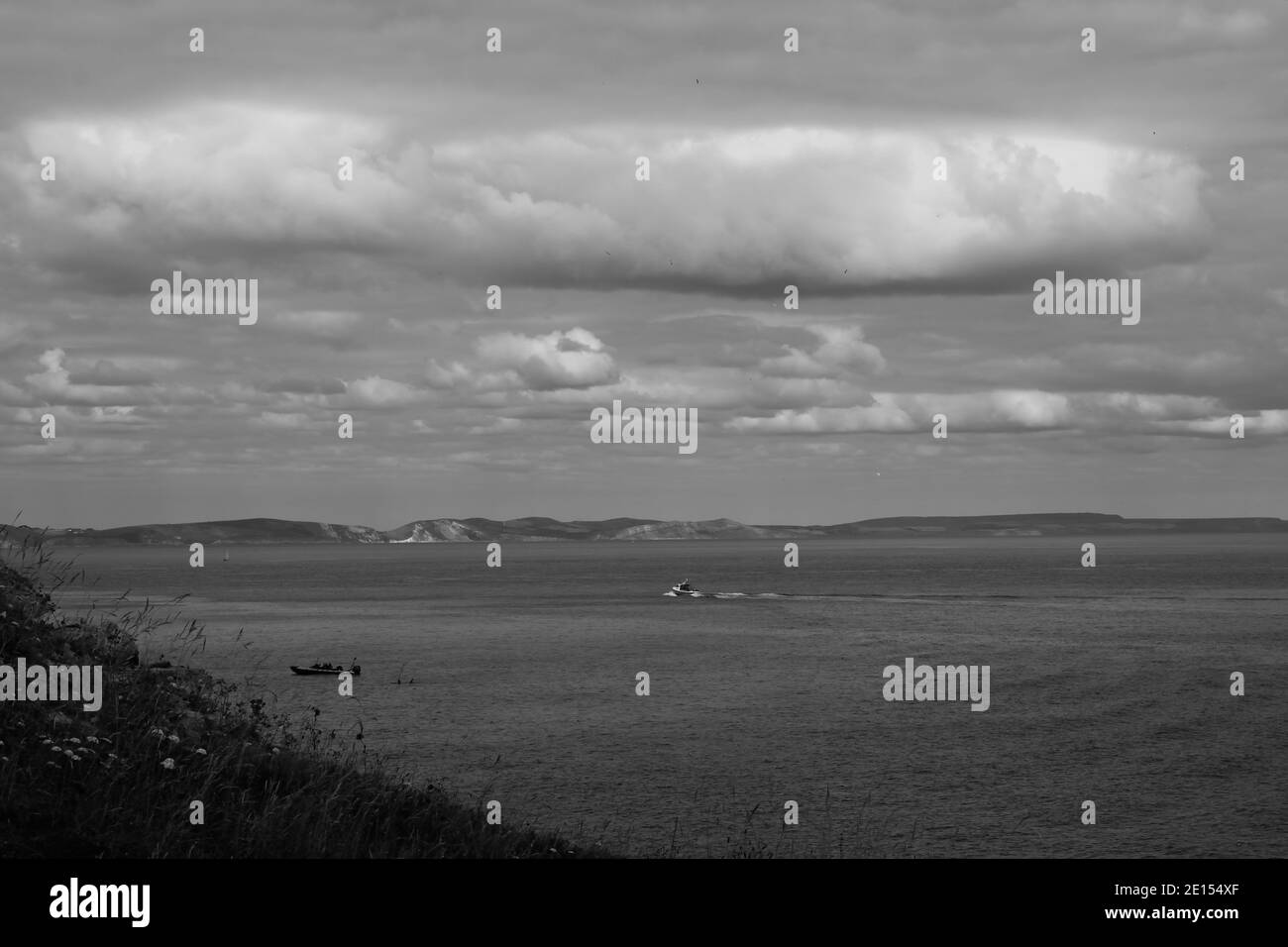 View from the Isle of Portland, Dorset Stock Photo - Alamy
