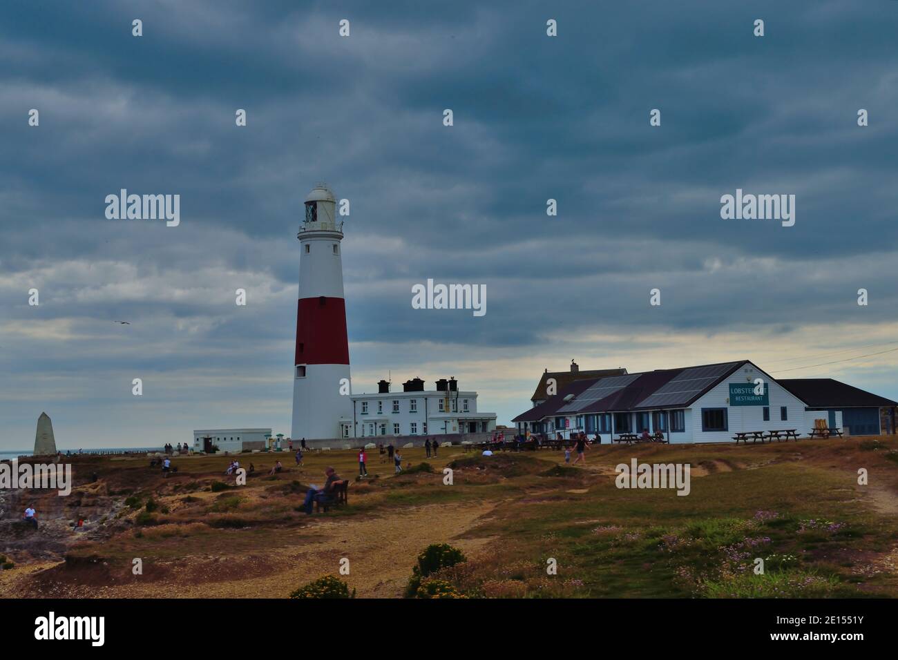 View of Portland Bill, Including the Portland Bill Lighthouse, The ...