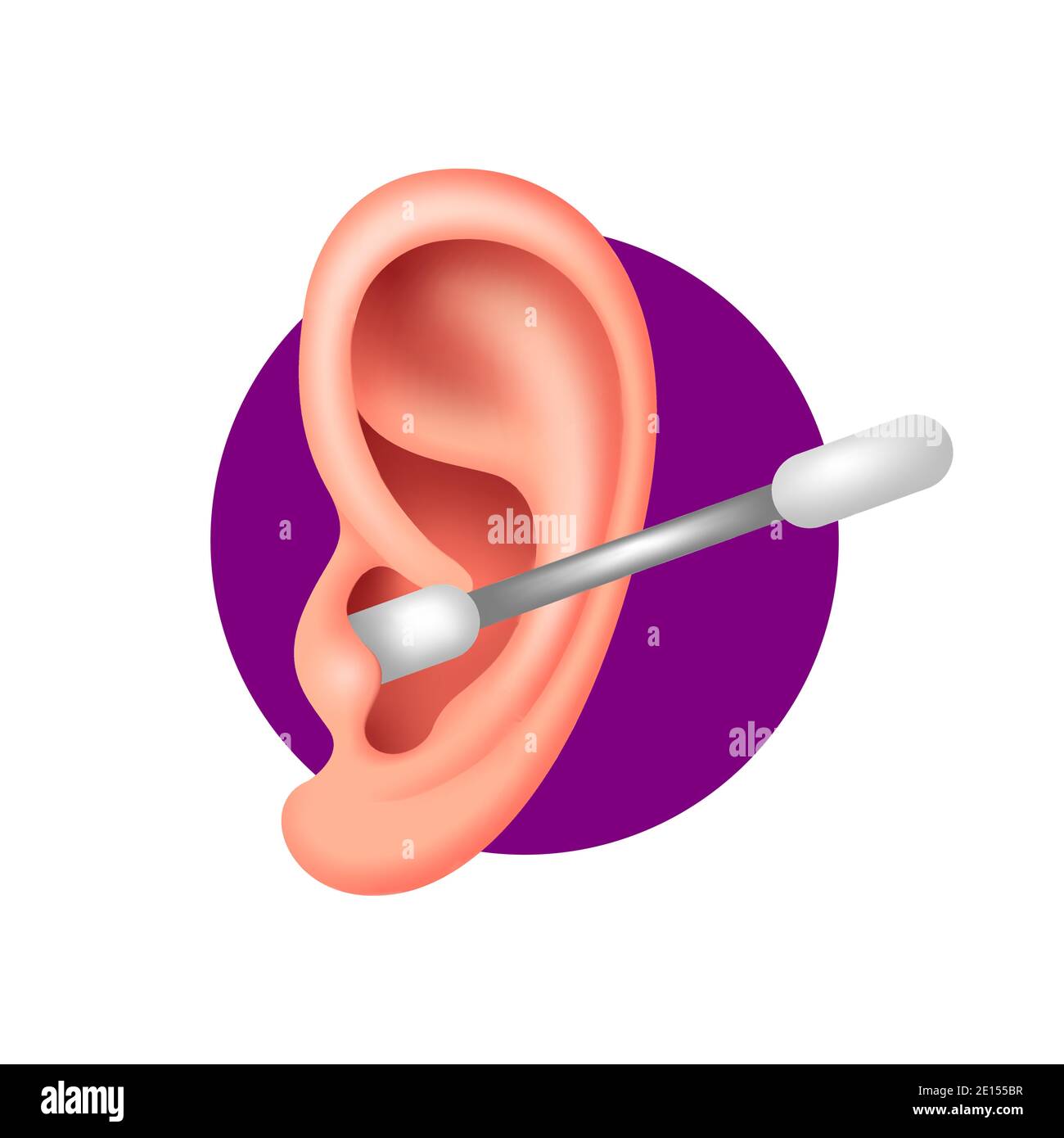 Vector ear in gradient style Stock Vector Image & Art - Alamy