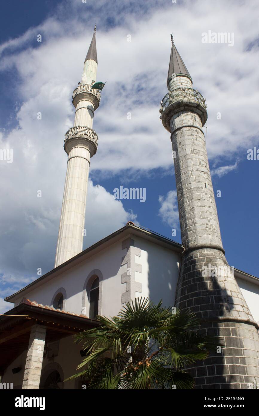 Podgorica Montenegro Tuzi muslim mosque Stock Photo - Alamy