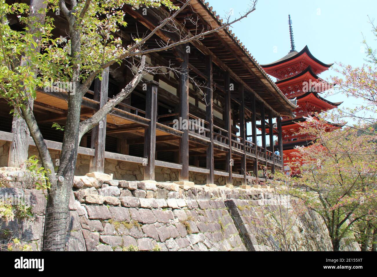 senjokaku pavilion in miyajima in japan Stock Photo - Alamy