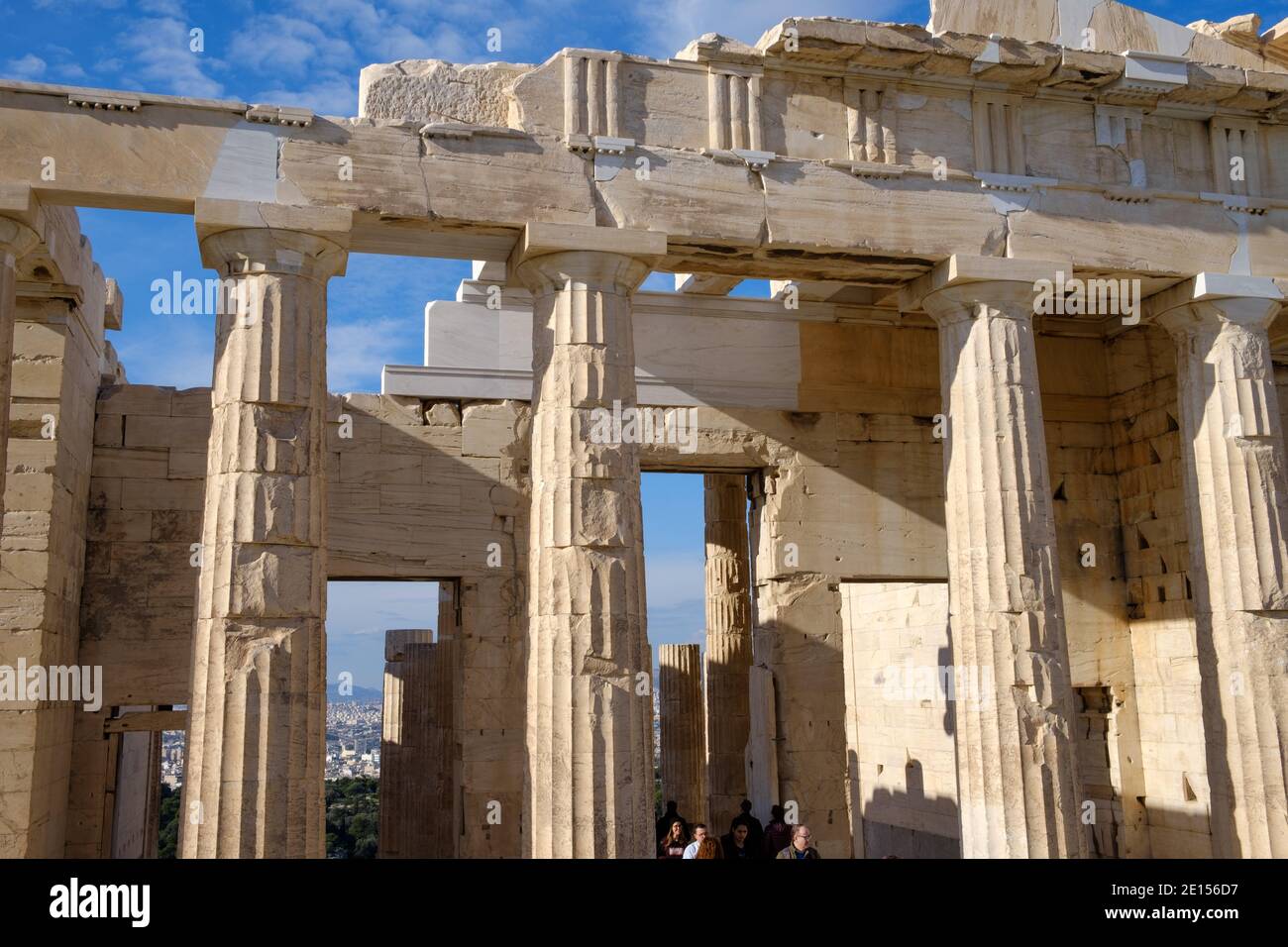 Detail of top of ancient greek ceiling hi-res stock photography and ...