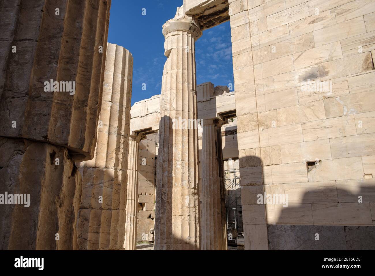 Detail of top of ancient greek ceiling hi-res stock photography and ...