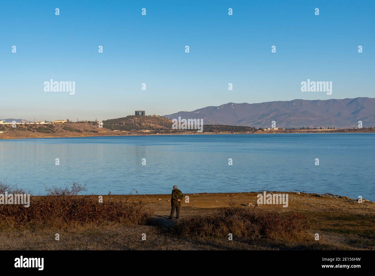 Tbilisi reservoir or The Tbilisi sea, beautiful landscape Stock Photo ...