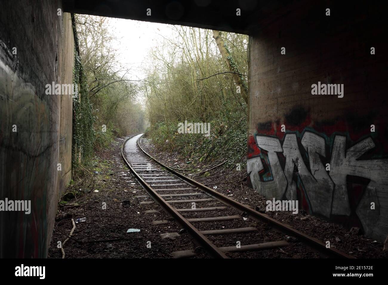 Road bridge over the seldom-used Scunthorpe steelworks to Flixborough ...