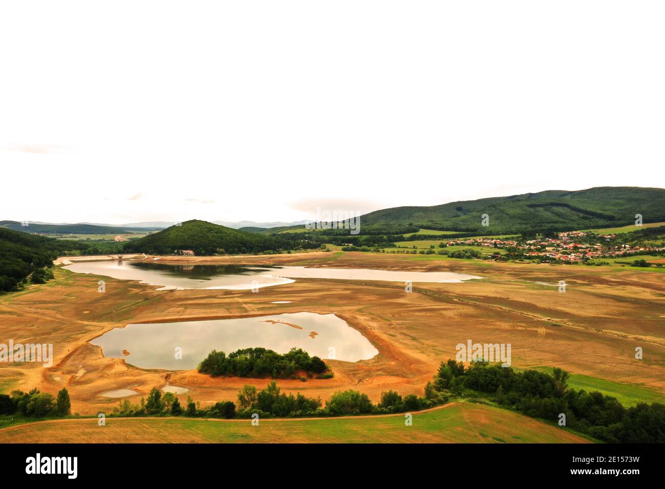 Aerial view of the Ruzina reservoir in Slovakia Stock Photo - Alamy