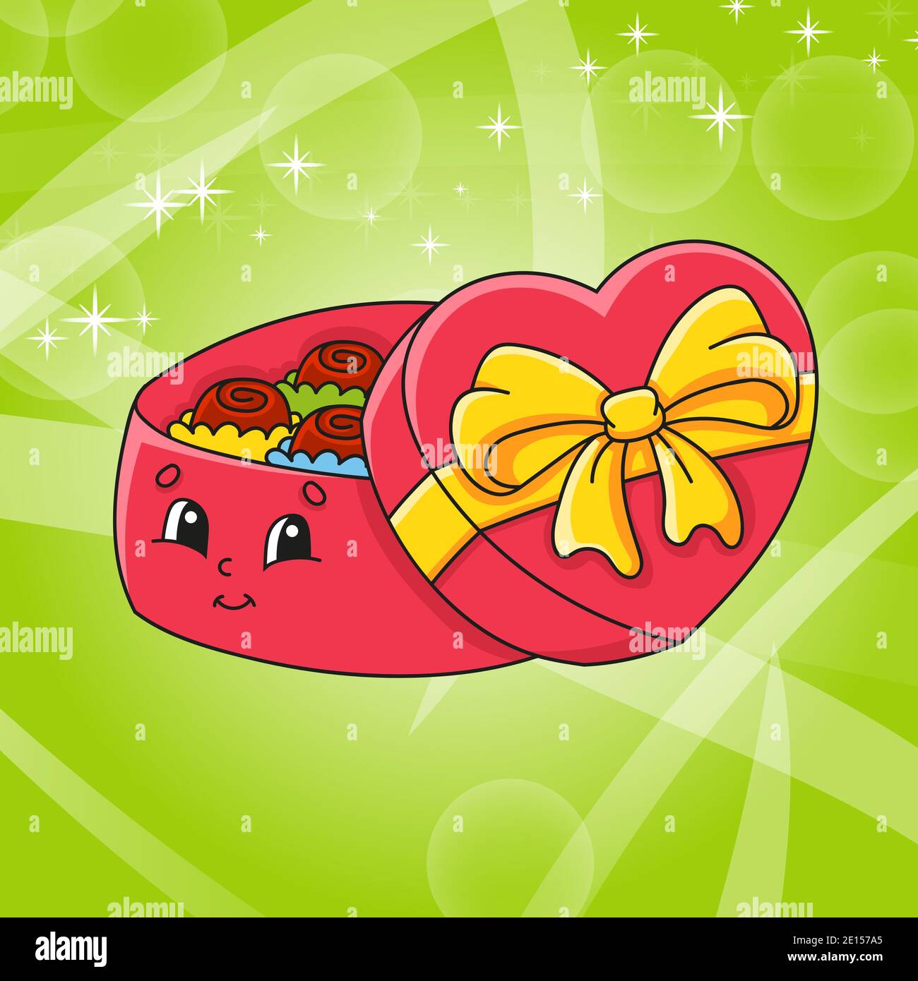 Cute character. Colorful vector illustration. Cartoon style. Isolated ...