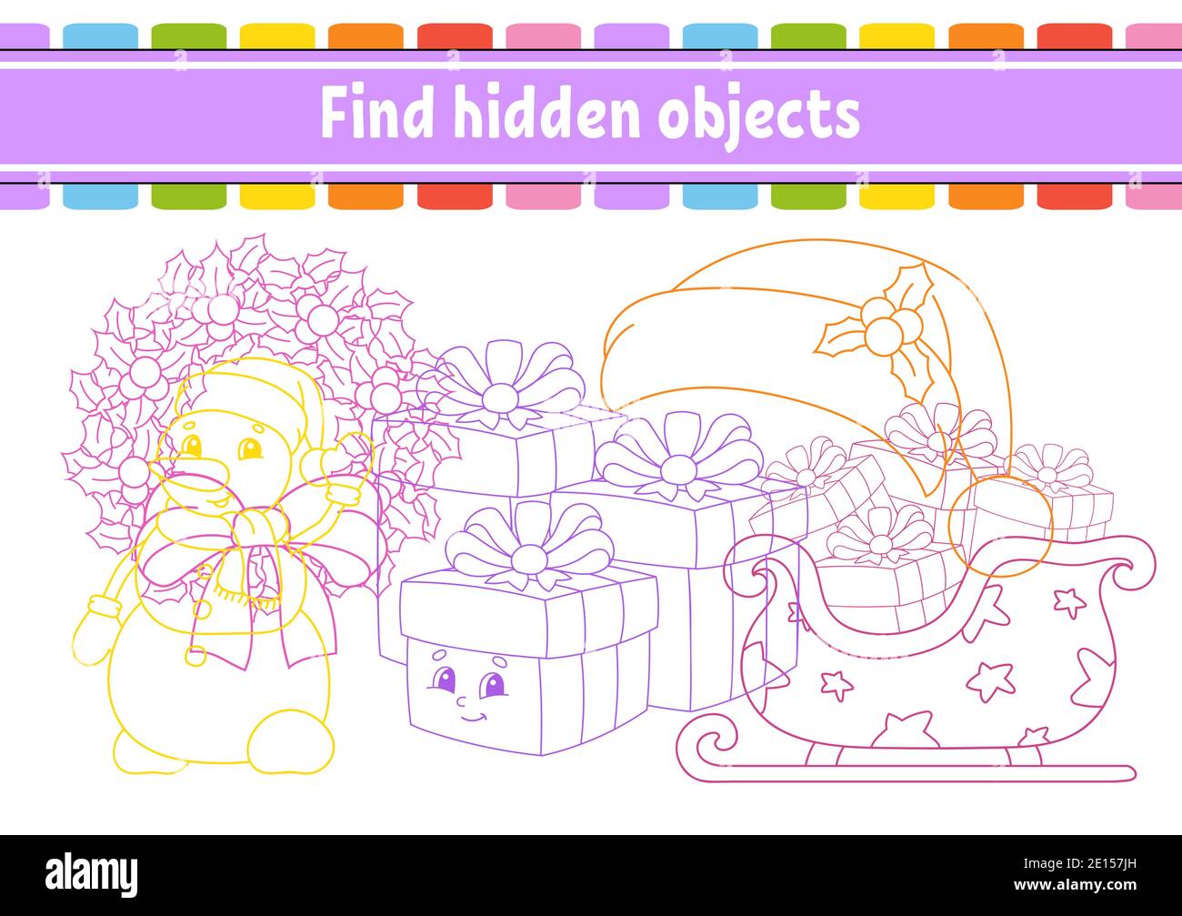 Find hidden object. Education developing worksheet. Activity page with ...