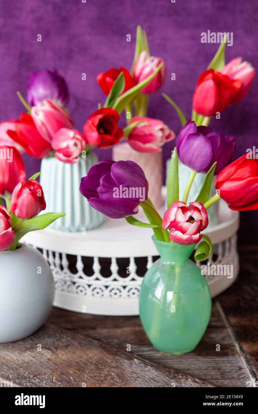 Colorful Spring Flowers Stock Photo - Alamy