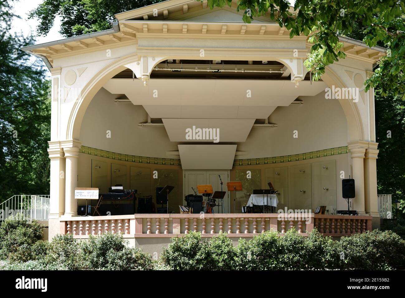 Concert Pavilion In The Spa Park Bad Homburg Stock Photo - Alamy
