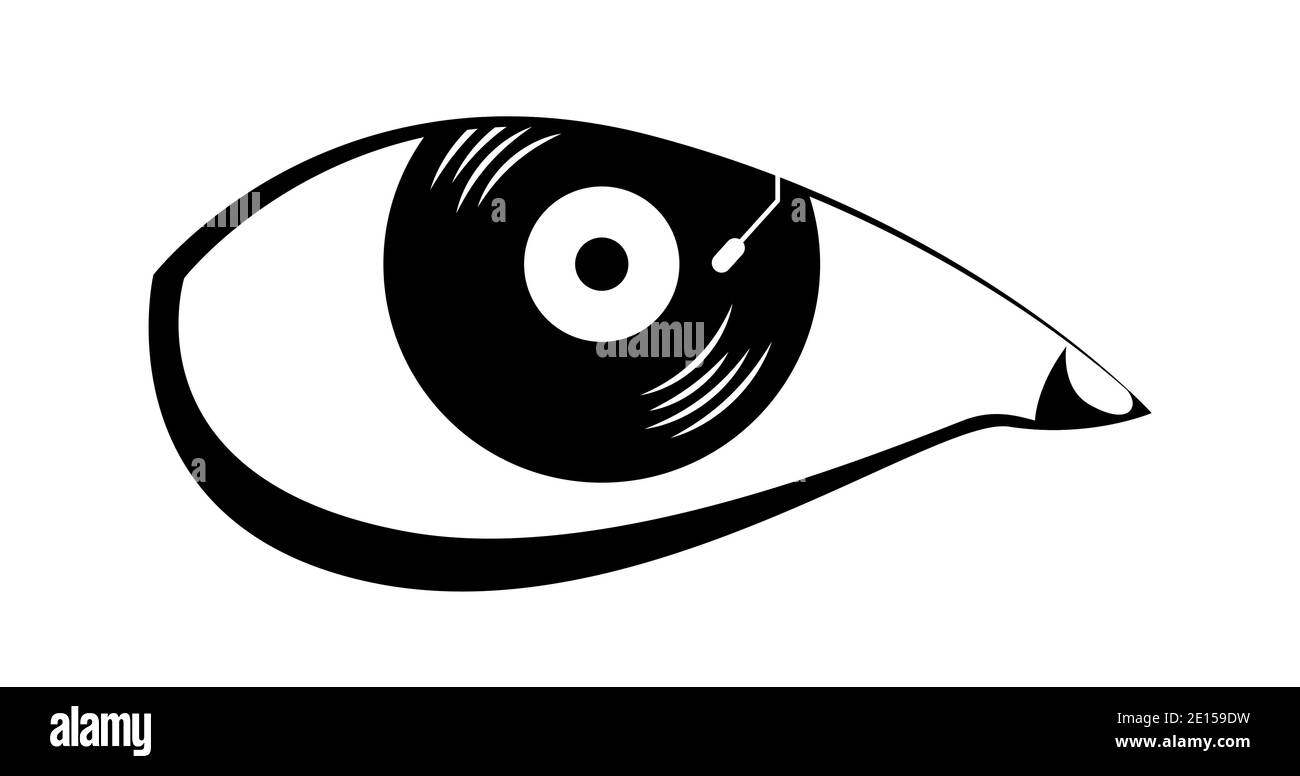Vector eye in graphic style Stock Vector Image & Art - Alamy